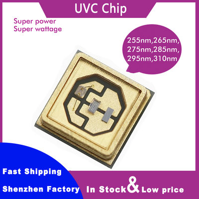 Hot Sales High Efficiency Deep UVC 265nm 270nm 275nm 280nm 0.2W Sterilization Disinfection UVC LED chips