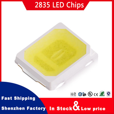Taiwan led chip LM-80 datasheet 0.5W smd 2835 led pure white 50-55LM 6000-6500K China manufacturer
